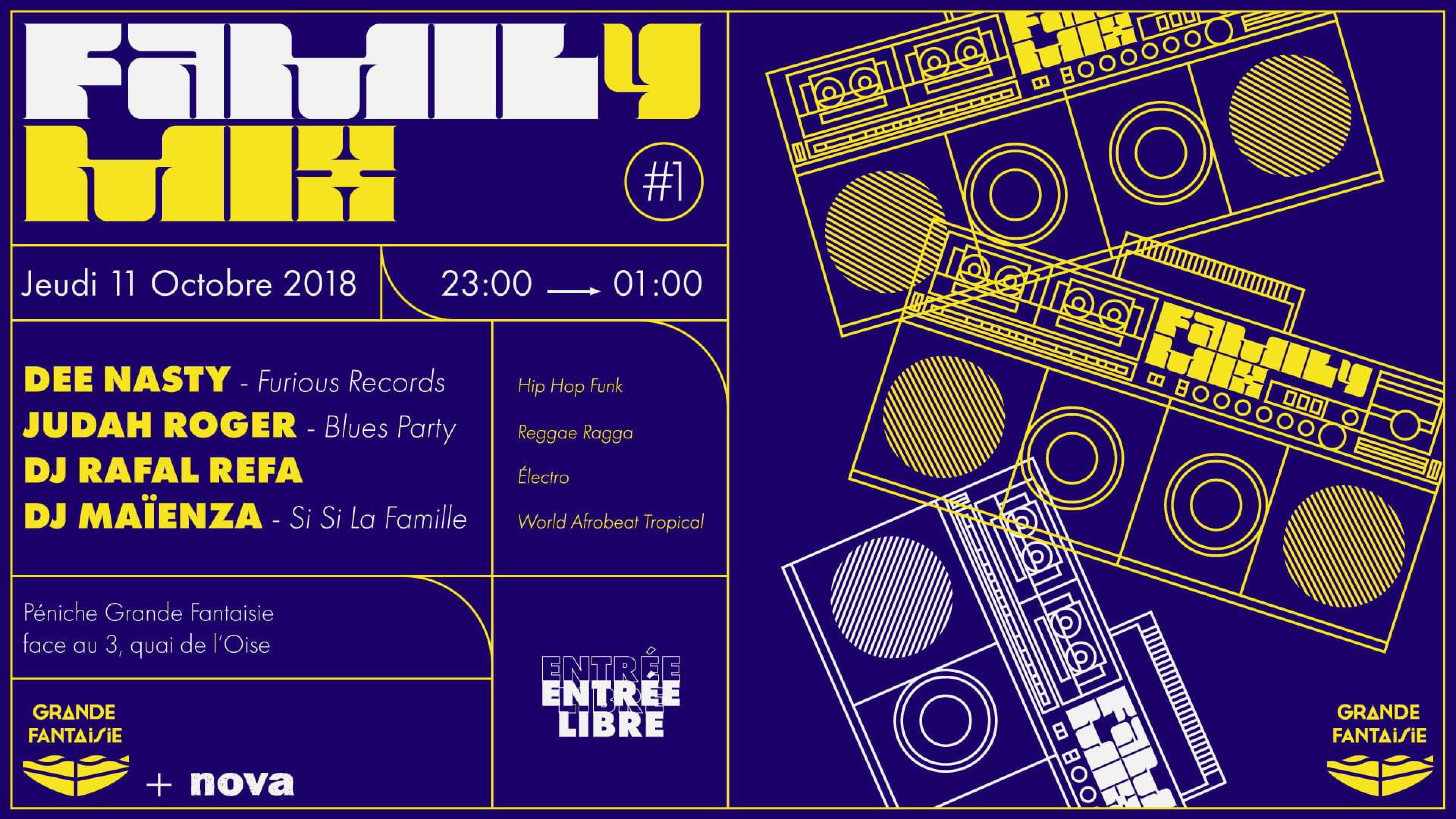 Lancement Soirées Family MIX | Paris - Radio Nova