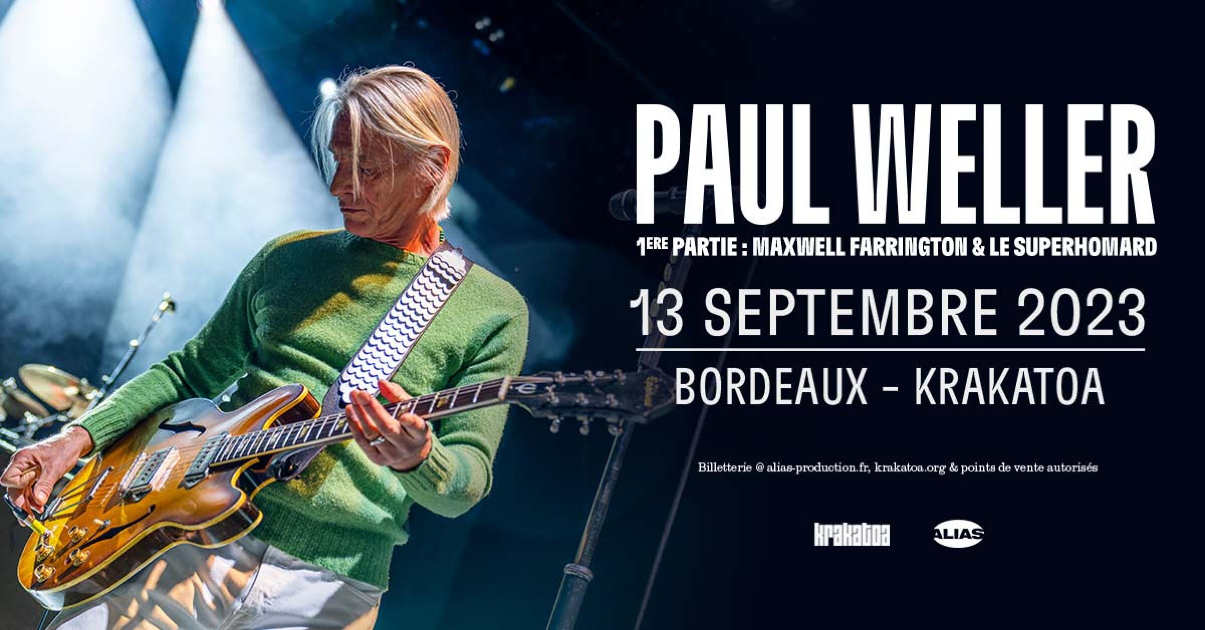 Paul Weller | Mérignac - Radio Nova