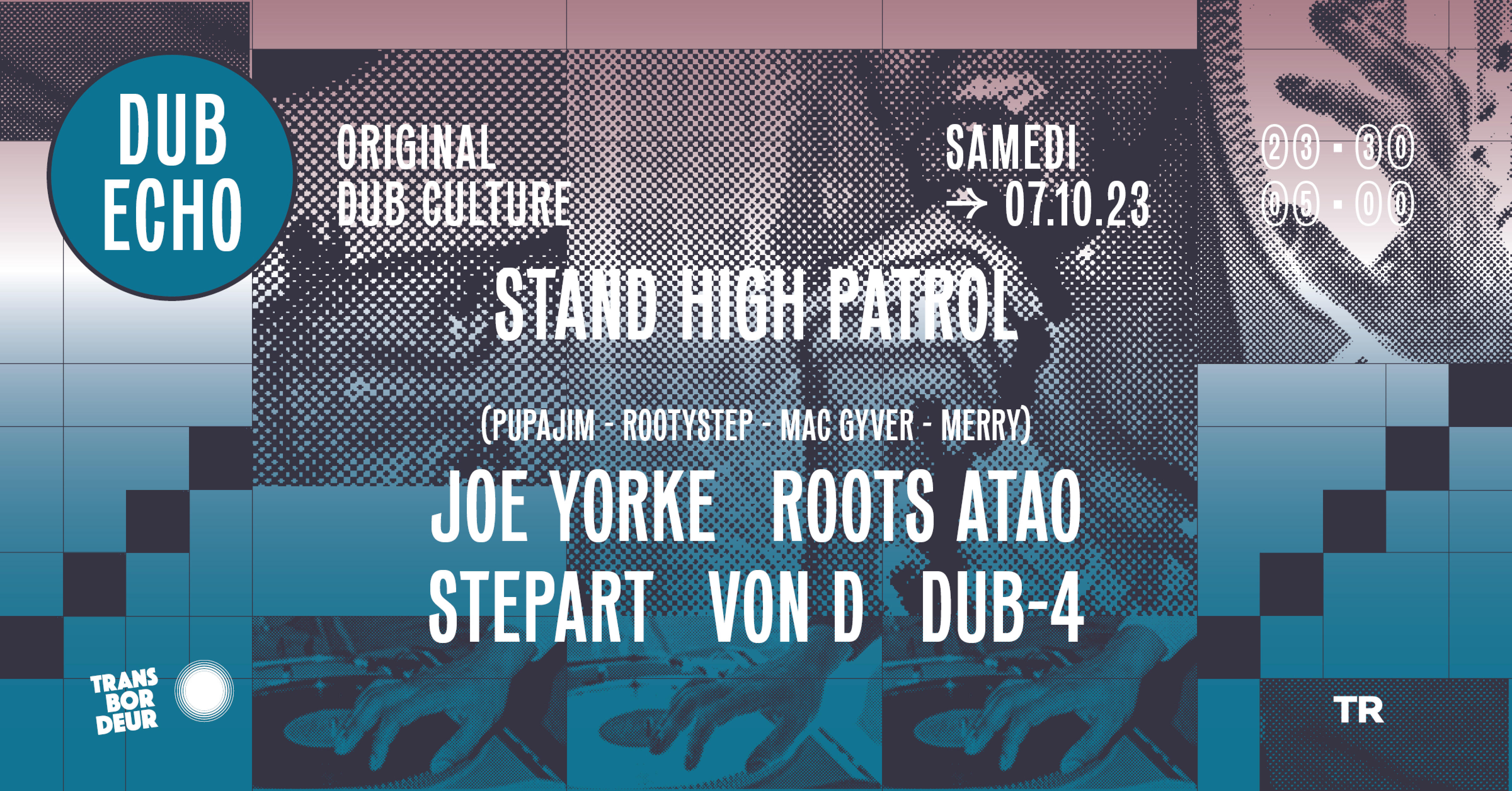 DUB ECHO célèbre sa 40ème édition au Transbordeur le 7 octobre 2023 ...