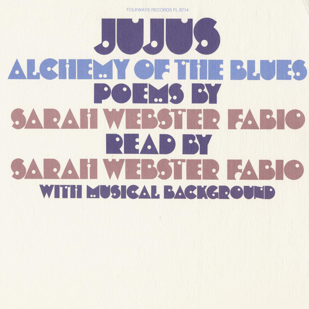 SARAH WEBSTER FABIO [+] ALCHEMY OF THE BLUES – JUJU FOR RAY CHARLES ...