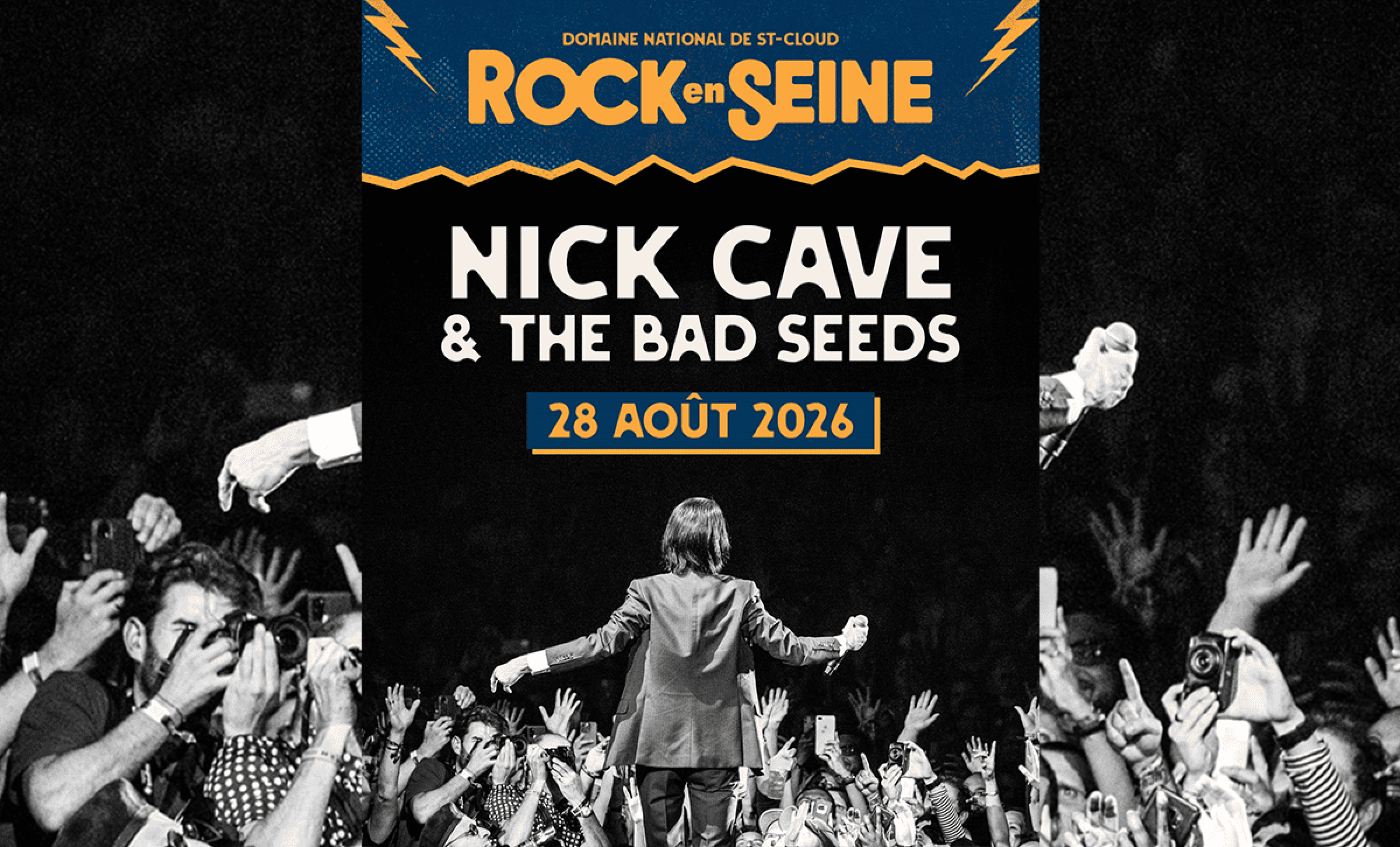 Nick Cave and The Bad Seeds programmé à Rock en Seine en 2026 - Radio Nova